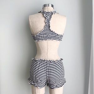 Undrest | Intimates & Sleepwear | Undrest Striped Halter Shorts Pjs ...